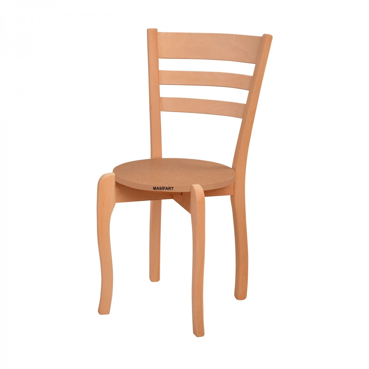 Masifart Bucca Retro Ayak Lord Sandalye Cilasız Ham